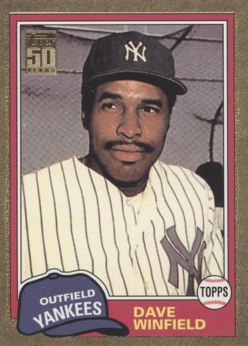 2001 Topps Traded & Rookies - 50 Years Topps Reprint Dave Winfield # ...
