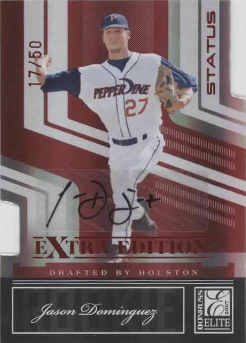 2007 Donruss Elite Extra Edition - Jason Dominguez #105 Status Die-Cut ...