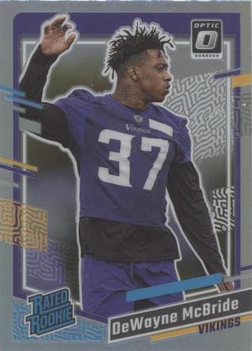2023 Panini Donruss - Rated Rookie DeWayne McBride #366 Optic Preview ...