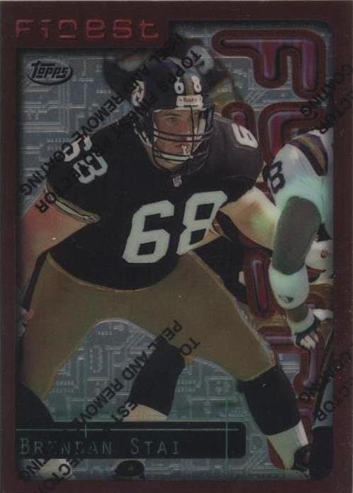 1996 Topps Finest - Brenden Stai #162 Name Misspelled as Brendan for ...