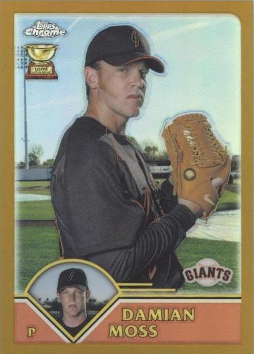 2003 Topps Chrome - Damian Moss #355 Gold Refractor /449 for sale ...