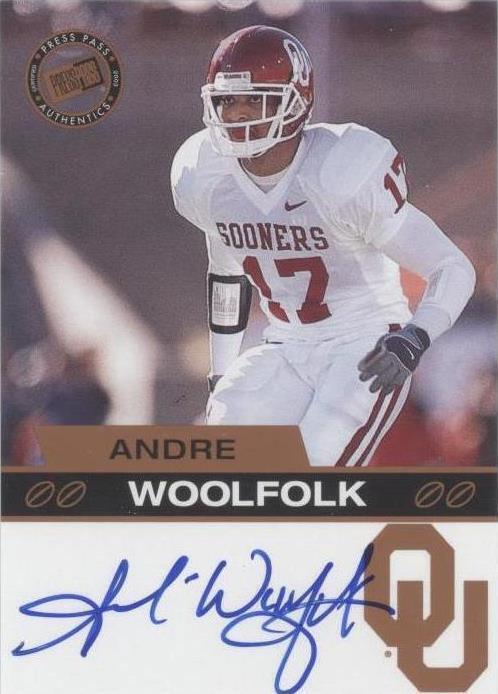 2003 Press Pass - Autographs Andre Woolfolk Bronze (AU, RC) for sale ...