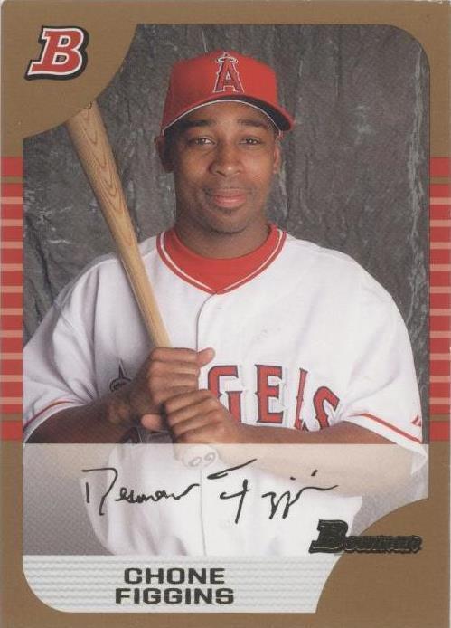 2005 Bowman - Chone Figgins #38 Gold for sale online | eBay