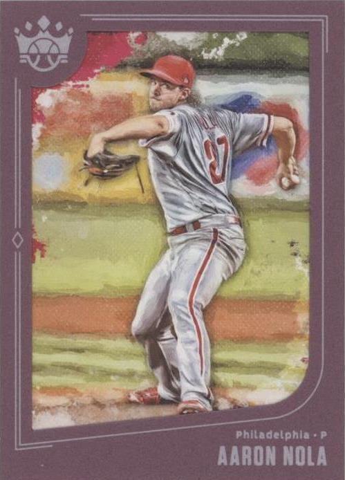 2019 Panini Diamond Kings - Aaron Nola #87 Plum Framed for sale online ...