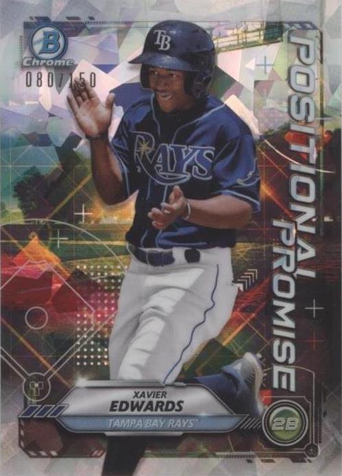 2021 Bowman - Positional Promise Atomic Refractor #POS-XE Xavier ...