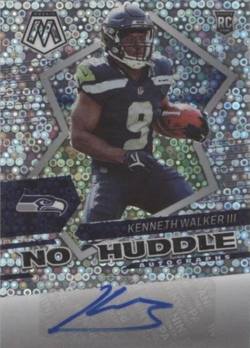 2022 Panini Mosaic - Autographs No Huddle Kenneth Walker III #ANH-KW ...