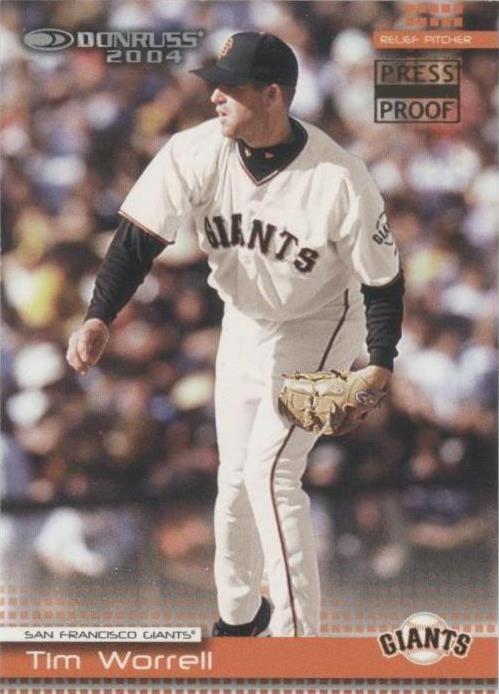 2004 Donruss - Tim Worrell #370 Press Proof Gold /25 for sale online | eBay
