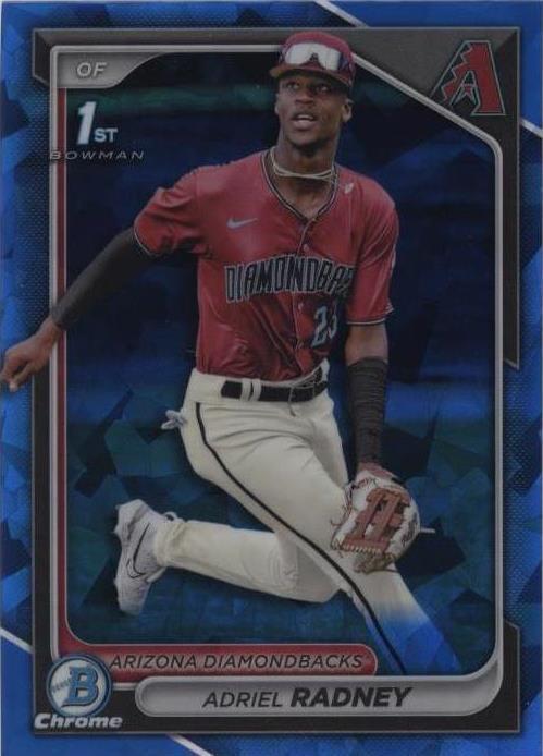 2024 Bowman Chrome Sapphire Edition - Prospects Adriel Radney #BCP-191 ...