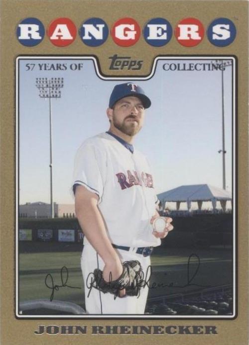 2008 Topps Updates & Highlights - John Rheinecker #UH277 Gold /2008 for ...