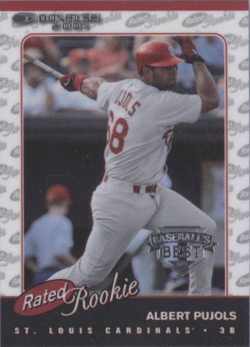 2001 Donruss - Rated Rookie Albert Pujols #156 Baseball's Best Silver (RC) for sale online | eBay