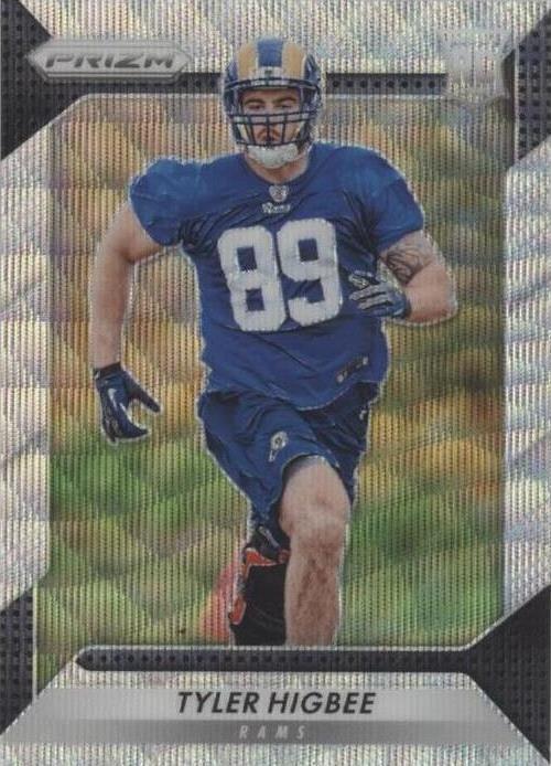 2016 Panini Prizm - Rookie Tyler Higbee #246 Blue Wave Prizm /149 (RC ...