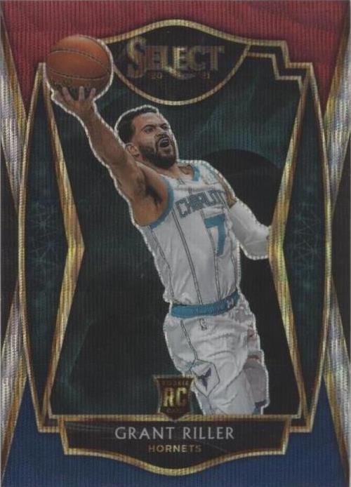 2020-21 Panini Select - Premier Level Grant Riller #166 Tri-Color Prizm ...