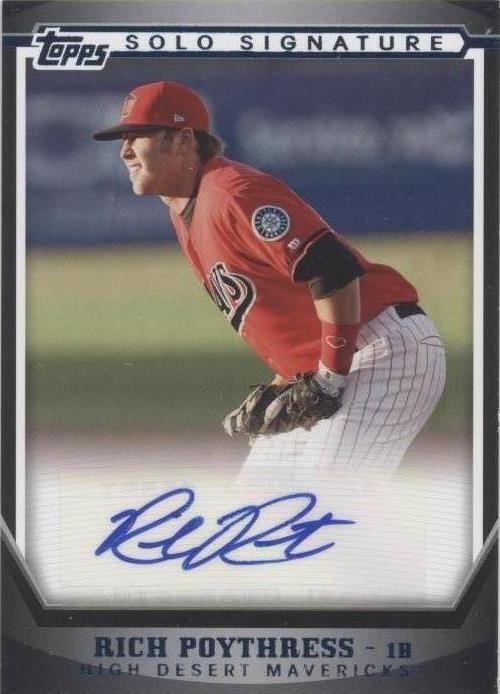 2011 Topps Pro Debut - Solo Signature Autographs Rich Poythress #SSA-RP ...