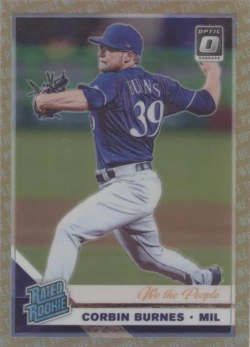 2019 Panini Donruss Optic - Rated Rookies Corbin Burnes #33 We The ...