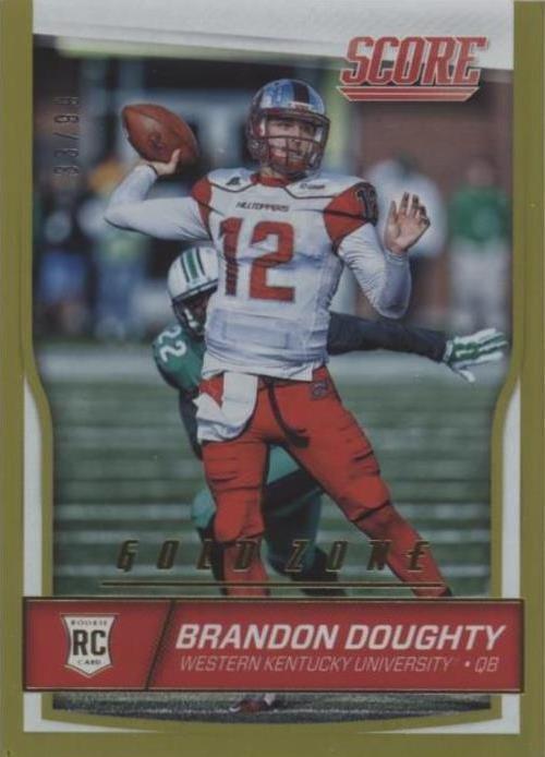 2016 Score - Rookies Brandon Doughty #338 Jumbo Gold Zone /99 (RC) for ...
