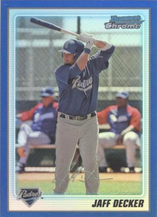 2010 Bowman Chrome - Prospects Jaff Decker #BCP109 Blue Refractor /250 ...