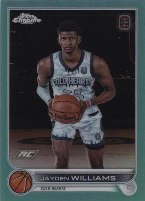 2022-23 Topps Chrome OTE Overtime Elite - Jayden Williams #13 Aqua Refractor /199 (RC) for sale ...