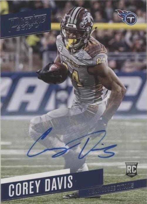 2017 Panini Prestige - Rookie Corey Davis #254 Signatures (AU, RC) for ...