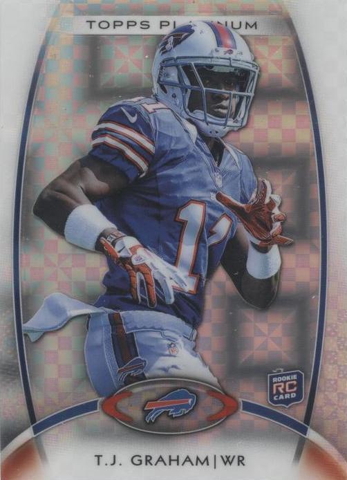 2012 Topps Platinum - Rookie T.J. Graham #141 X-Fractor (RC) for sale ...