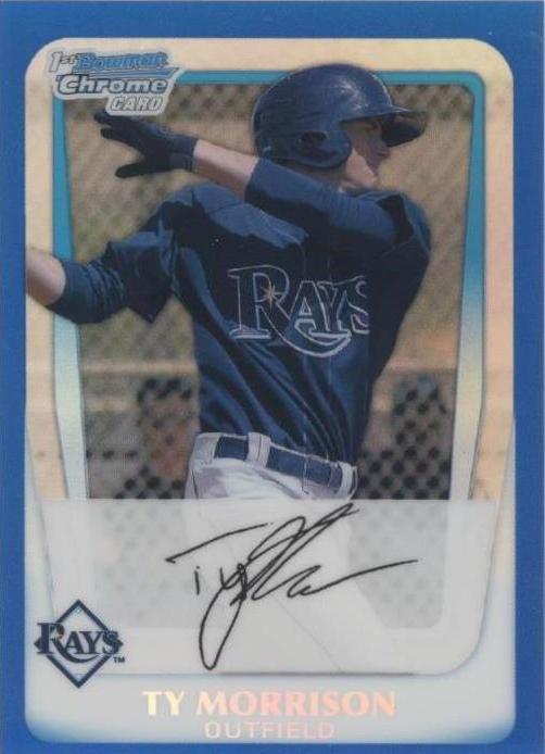 2011 Bowman - Chrome Prospects Ty Morrison #BCP41 Blue Refractor /250 ...