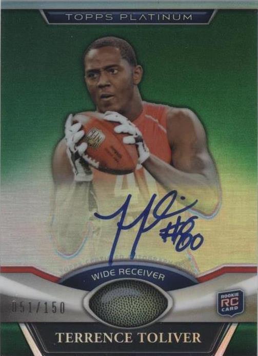 2011 Topps Platinum - Green Refractor Rookie Autographs #141 Terrence ...