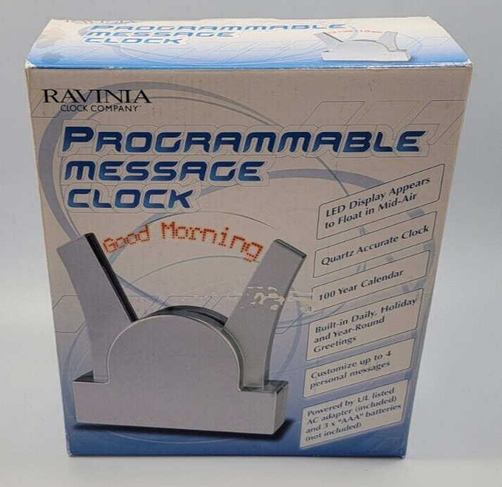 Floating Led Display | Ravinia Programmable Message Clock