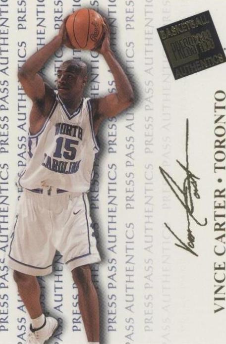 Vince Carter Basketball Sports Trading Cards & Accessories Vince Carter Basketball Sports Trading Cards & Accessories