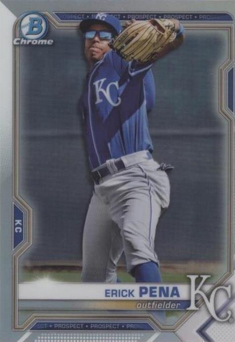2021 Bowman Draft - Chrome Erick Pena #BDC-178 Refractor (RC) for sale online | eBay