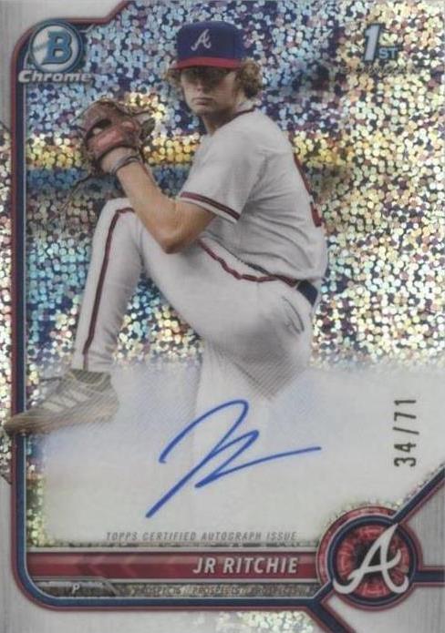 2022 Bowman Draft - Chrome Draft Pick Autographs JR Ritchie #CDA-JR ...