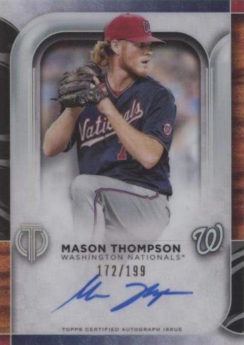 2022 Topps Tribute - Tribute Autographs Mason Thompson #TA-MTH /199 (AU ...