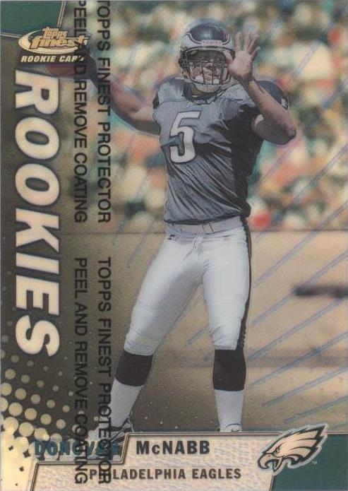 1999 Topps Finest - Refractor #166 Donovan McNabb (RC) for sale online ...