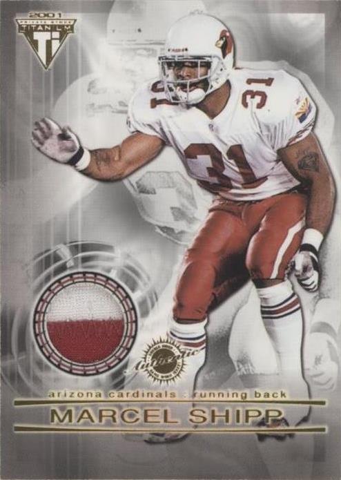 2001 Pacific Private Stock Titanium - Dual Game-Worn Jerseys Patches #2 ...