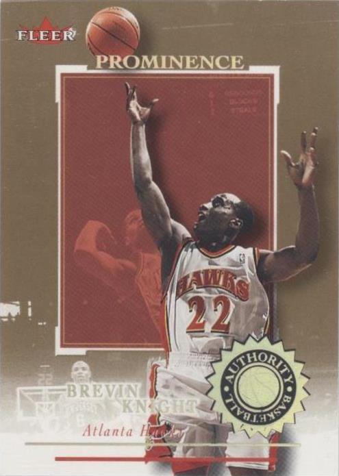 2000-01 Fleer Authority - Brevin Knight #61 Prominence 125/75 /125 for ...