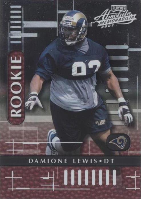 2001 Playoff Absolute Memorabilia - #137 Damione Lewis /1750 (RC) for ...