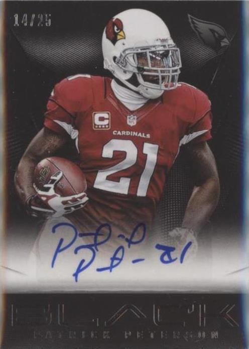 2013 Panini Black - Common Signatures Patrick Peterson #26 Silver /25 ...