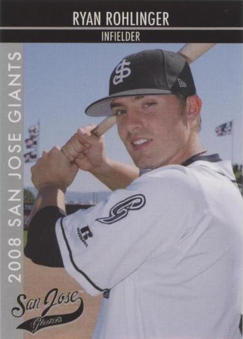 2008 Grandstand San Jose Giants - Ryan Rohlinger #22 (RC) for sale ...