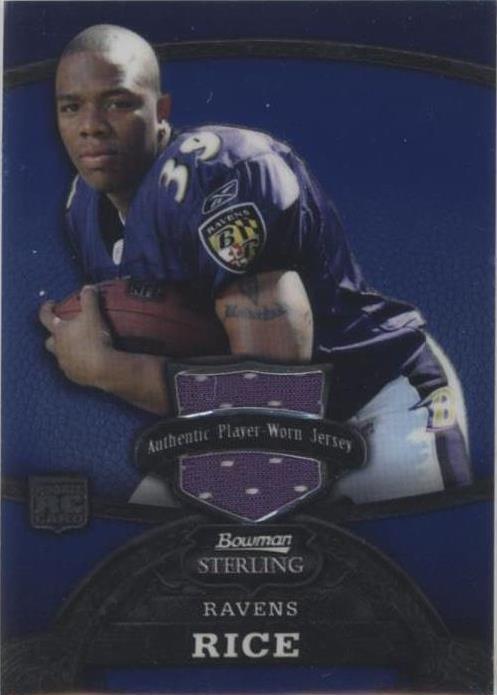 2008 Bowman Sterling - Ray Rice #153 Blue Jerseys /399 (MEM, RC) for ...