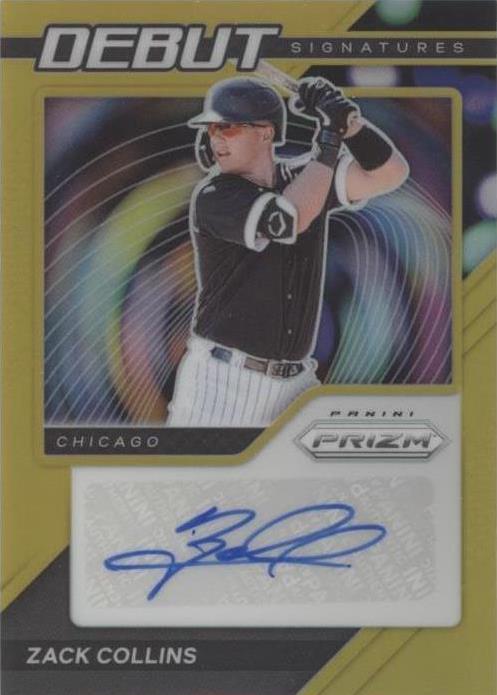 2021 Panini Prizm - Debut Signatures Zack Collins #DS-ZC Gold Prizm /10 ...