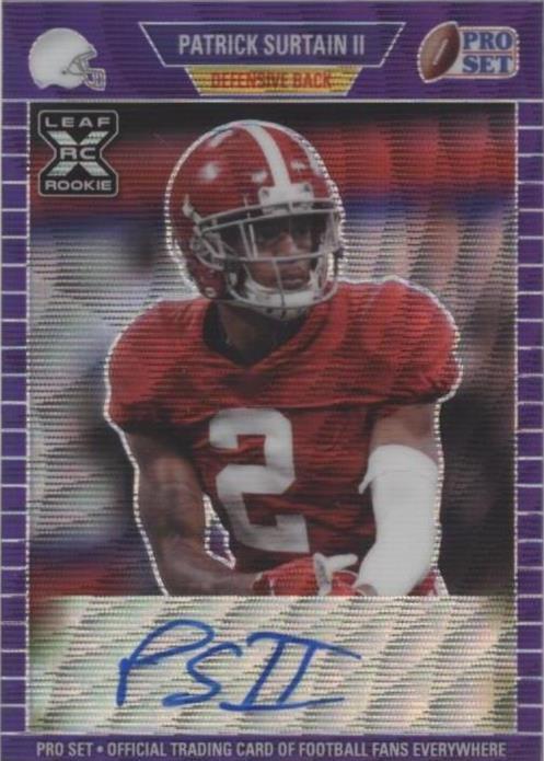 2021 Leaf Pro Set Metal - 1989 Autographs Patrick Surtain II #PA-PS2 ...