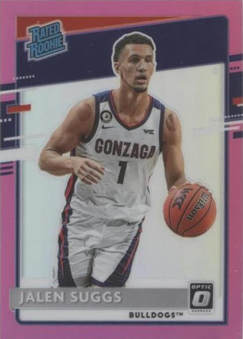 2021-22 Panini Chronicles Draft Picks - Donruss Optic Rated Rookies Jalen Suggs #203 Pink (RC ...