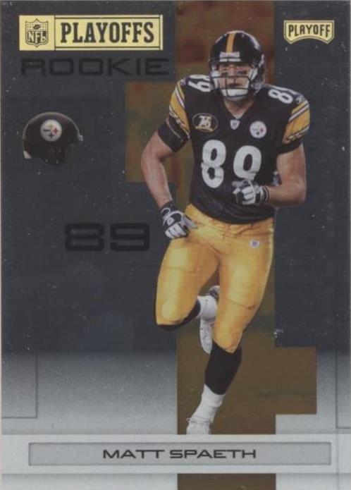 2007 Playoff NFL Playoffs - Matt Spaeth #179 Gold Metalized /149 (RC ...