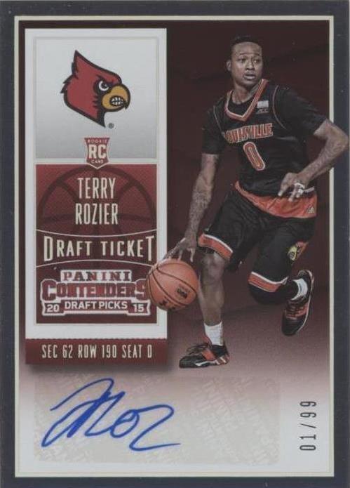 2015-16 Panini Contenders Draft Picks - Terry Rozier #144 Draft Ticket ...
