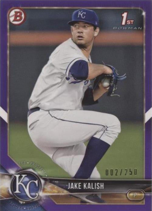 2018 Bowman - Prospects Jake Kalish #BP77 Purple /250 (RC) for sale ...