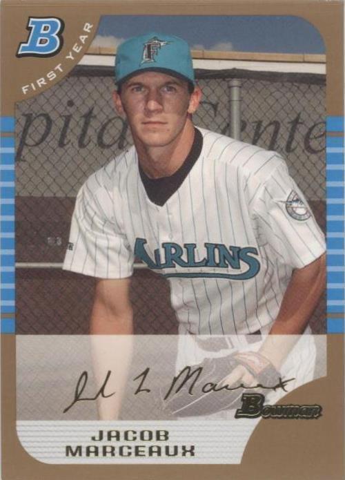 2005 Bowman Draft Picks & Prospects - Jacob Marceaux #BDP92 Gold (RC ...
