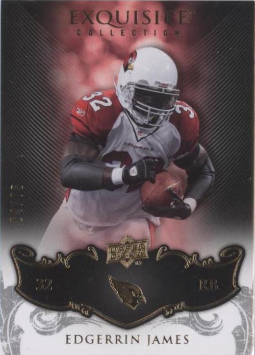 2008 Upper Deck Exquisite Collection - #4 Edgerrin James /75 for sale ...