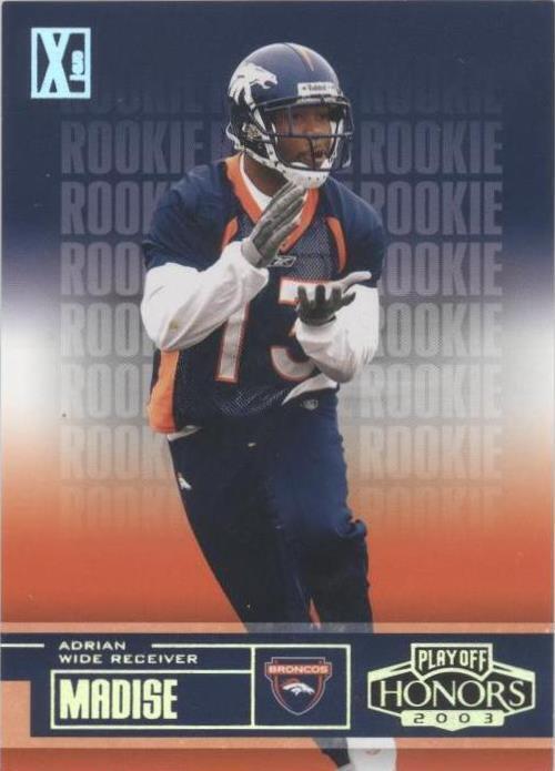 2003 Playoff Honors - Rookie Adrian Madise #124 XS /100 (RC) for sale ...