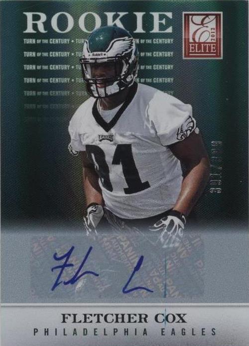 2012 Elite - Rookie Fletcher Cox #120 Turn of the Century Rookie ...