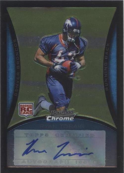 2008 Bowman Chrome - Ryan Torain #BC79 Rookie Autographs (AU, RC) for ...