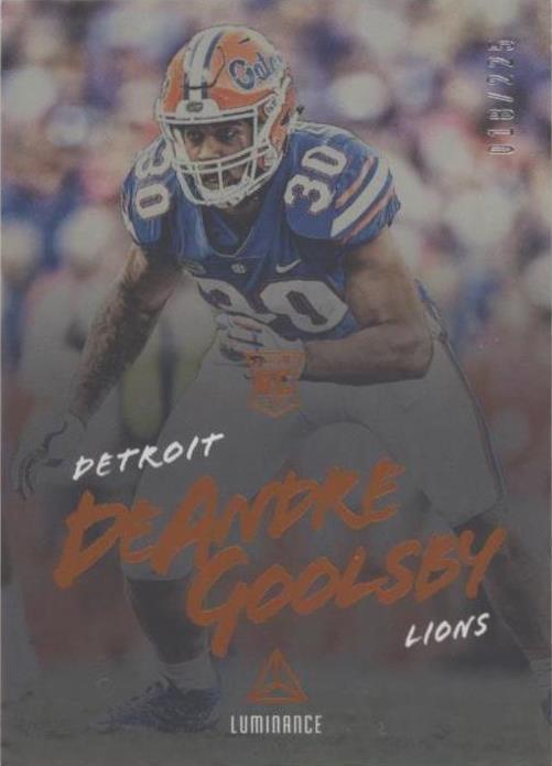 2018 Panini Luminance - Rookie DeAndre Goolsby #128 Orange Luminance ...