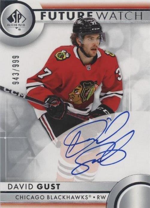 2023-24 Sp Authentic - Autographed Future Watch David Gust #123 /999 ...